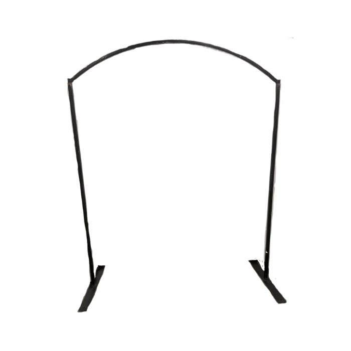 Black Metal Single Bar Arch | EventRent